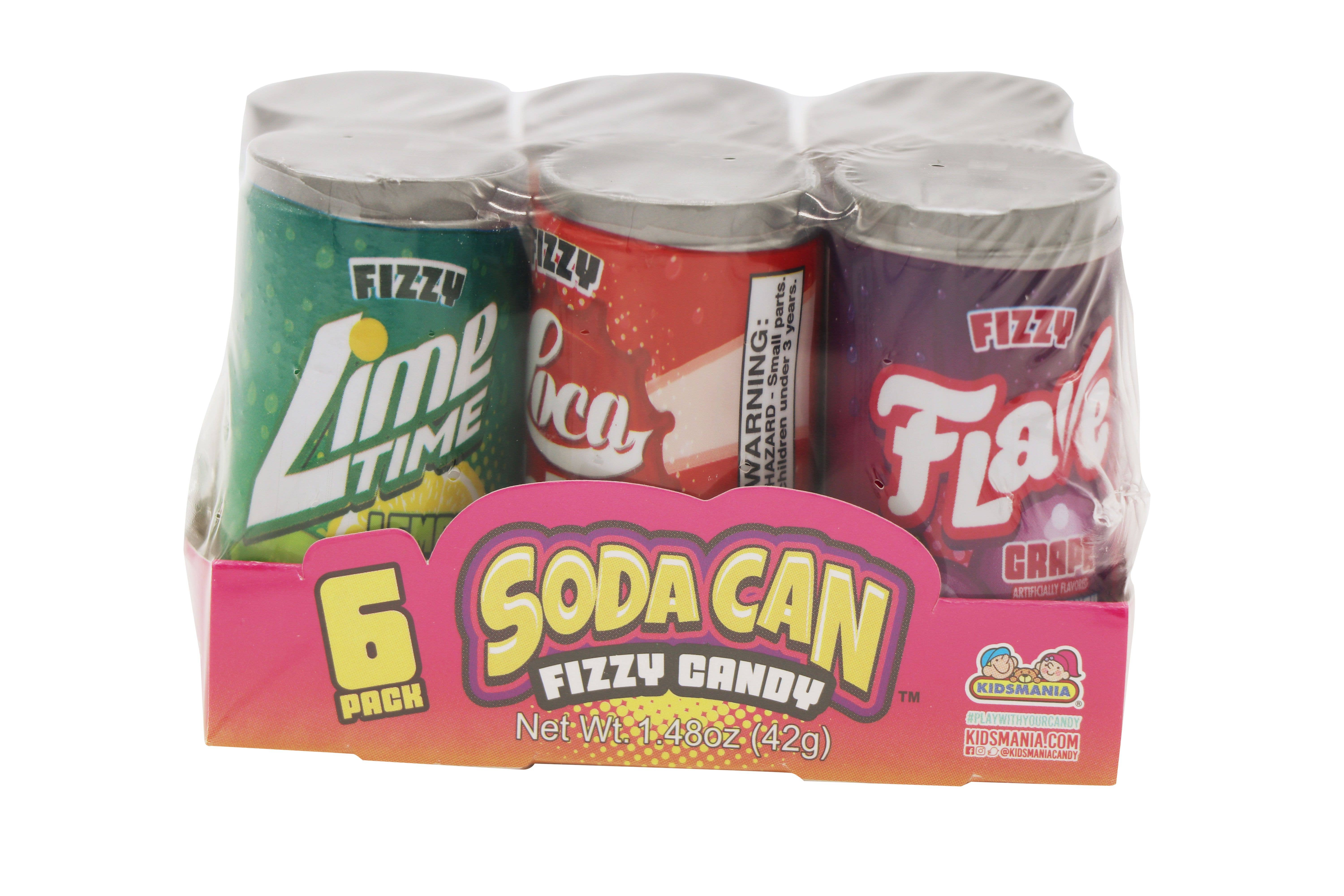 Kidsmania Fizzing Soda Cans Candy | 103 MAIN