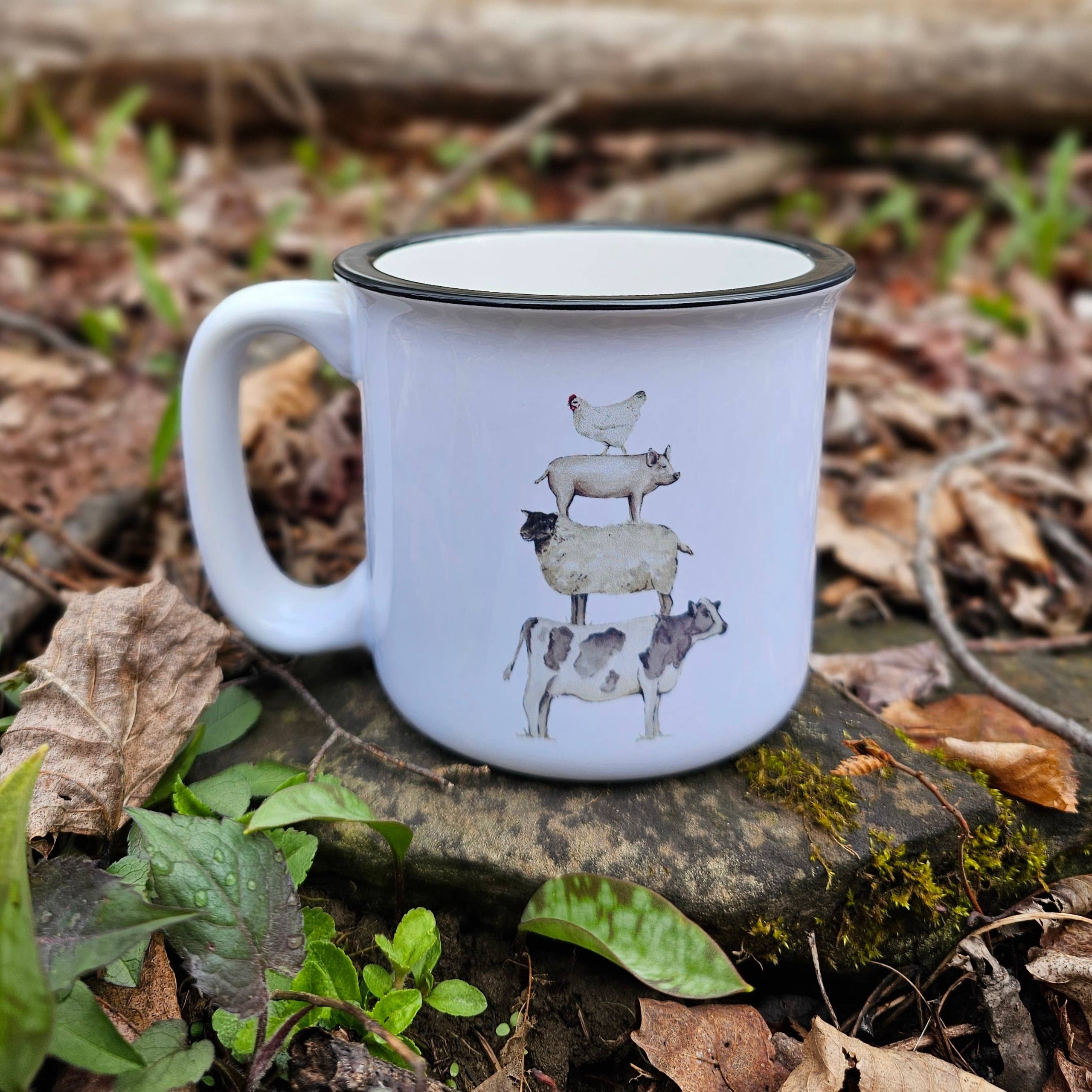 Farm Animal Stack Coffee Mug | 103 MAIN